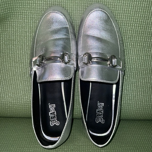 Brash | Shoes | Worn Once Like New Brash Silver Loafer From Payless ...